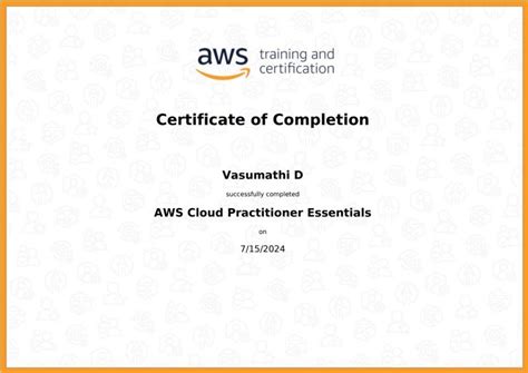 Vasumathi D On Linkedin Aws Cloudpractitioner Certification Cloudcomputing Careermilestone