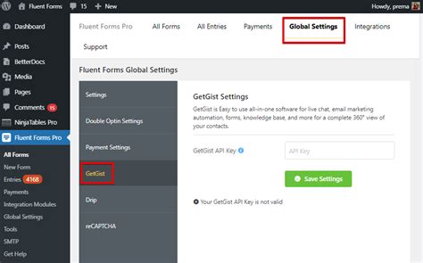 Boost Conversion With Getgist Integration In Wordpress Fluent Forms
