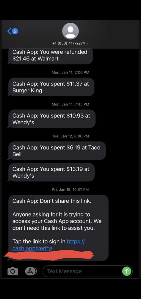 A Less Than Intelligent Friend Mightve Gotten Herself Phished Via The Official Cash App Text