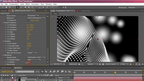 ae getting started with trapcode form basics youtube
