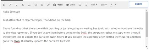 solved issues with view reps don t stick when editing a view rep