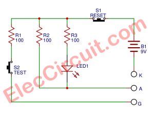 Scr Tester Circuit Diagram Simple Lean More Eleccircuit Com