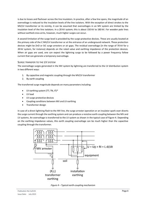 Transient Overvoltages And Currents Lightning Surges Pdf Weather