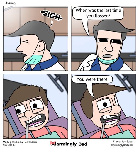 Flossing Alarmingly Bad