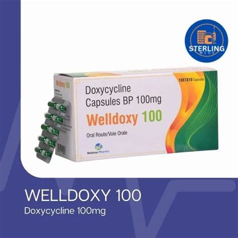 100mg Welldoxy Doxycycline Capsules At Best Price In Nagpur