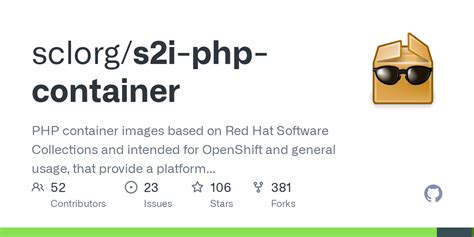 Github Sclorgs2i Php Container Php Container Images Based On Red Hat Software Collections