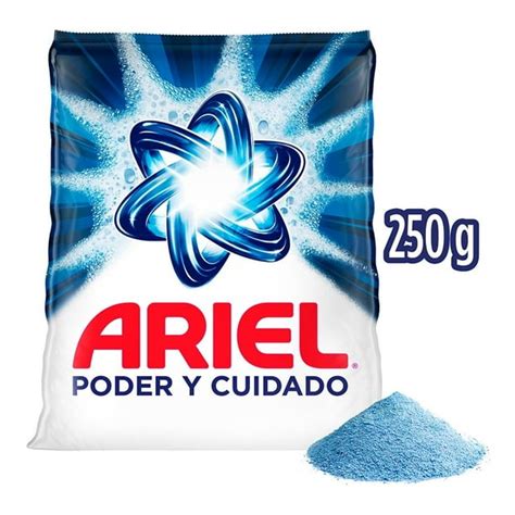 Detergente En Polvo Ariel Poder Y Cuidado Lava Ropa Blanca Y De Color 250 G Walmart En Línea