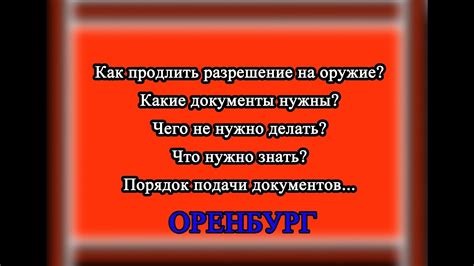 Как продлить разрешение на оружие Что нужно знать Какие документы нужны для продления разрешения