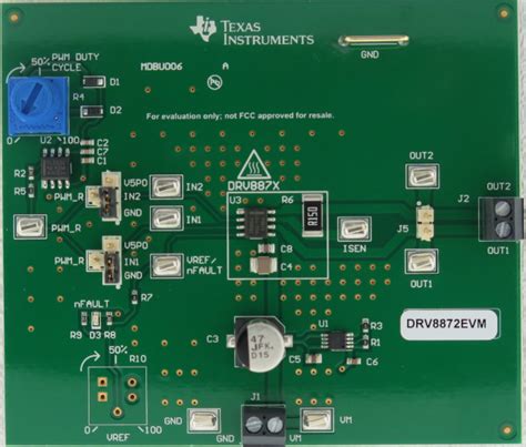 Drv8872evm 3 5a 8 ~ 40v Brushed Motor Driver