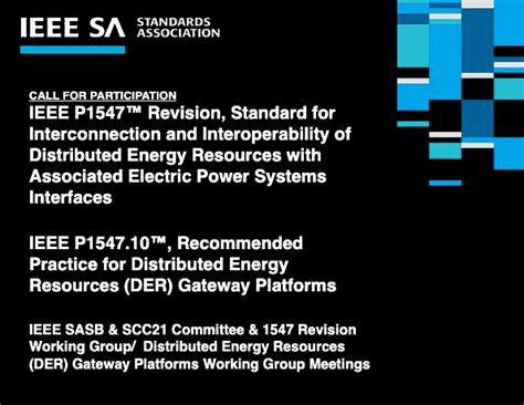 Ieee Power And Energy Society On Twitter 📣 Call For Participation · Revising Ieee 1547 ️