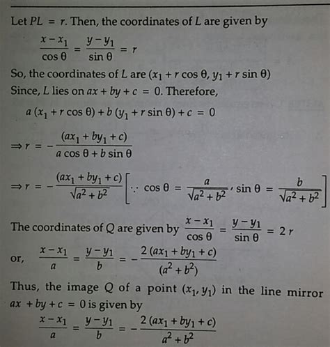 Analytic Geometry How To Find Coordinates Of Reflected Point Mathematics Stack Exchange
