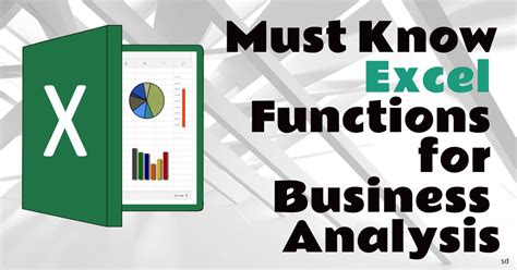 Must Know Excel Functions For Business Analysis