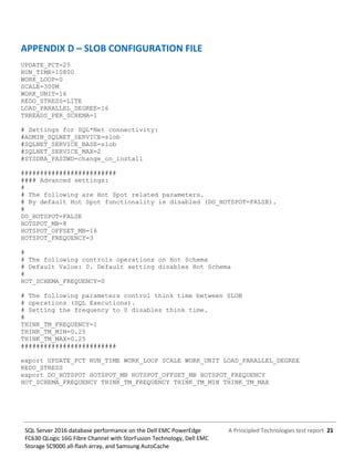 SQL Server Database Performance On The Dell EMC PowerEdge FC QLogic G Fibre Channel