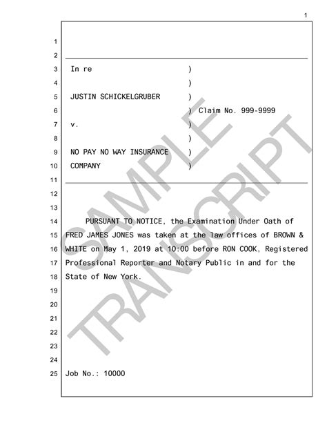 Excerpt Of Transcript Document Example 1 2 3 4 5 6 7 8 9 10 11 12 13