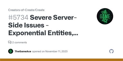 Severe Server Side Issues Exponential Entities Severe Mspt Tps And Audio Issues 1 18 2
