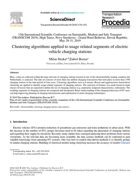 Clustering Algorithms Applied To Usage Related Segments Of Electric