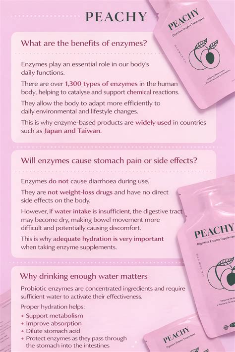 Peachy Enzyme Botanical Drink Digestive And Gut Wellness Support