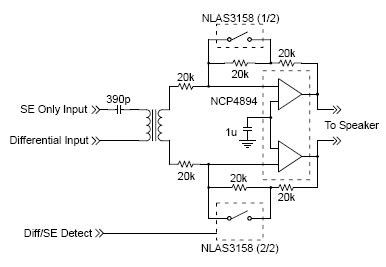 Design An Audio Interface That Accepts Both Differential And Single