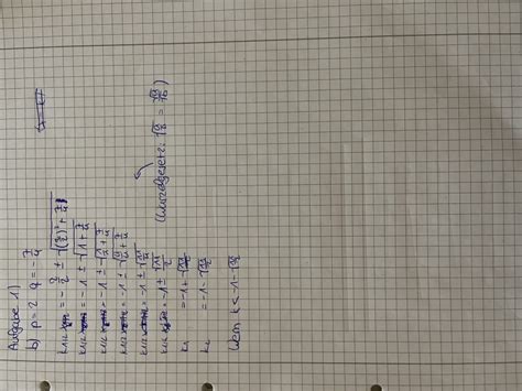 Wie Definiere Ich Die Diskriminante Bei Zwei Lösungen Für D0