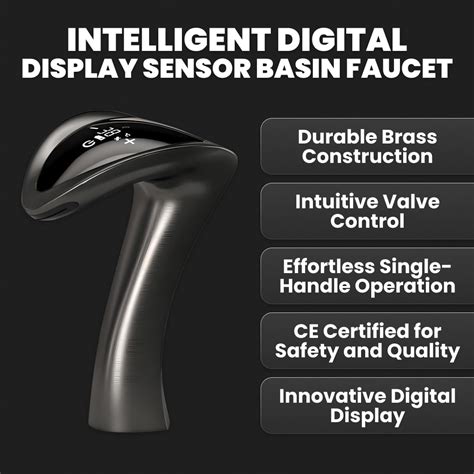 New Intelligent Digital Display Sensor Basin Faucet Better Home Essentials New Intelligent Digital Display Sensor Basin Faucet Better Home Essentials