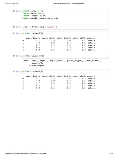 Data Visualization 27 02 Pdf Computer Programming Statistics