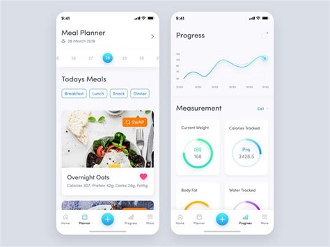 Meal Planner Application Design Planner And Track Progress Meal Planner Meal Planner App