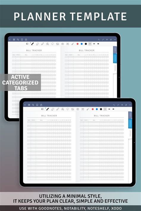 Planner Template Week Planner Planner Aesthetic Goal Planner Budget Planner Template