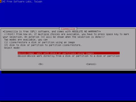 Restore An Image Using Clonezilla Student Services