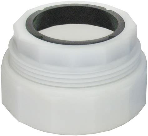 Plastic White Coupling For Glass N S