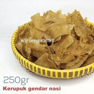 Jual Krupuk Kerupuk Gendar Legendar Nasi Mentah Gurih Nagih Gram Shopee Indonesia