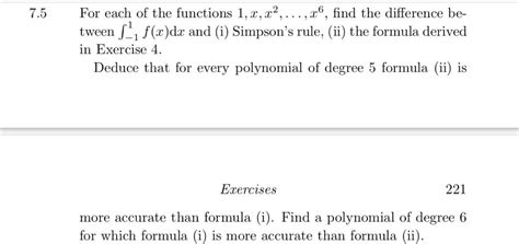 75 For Each Of The Functions 1 X X2 Ldots X6 Find The Difference