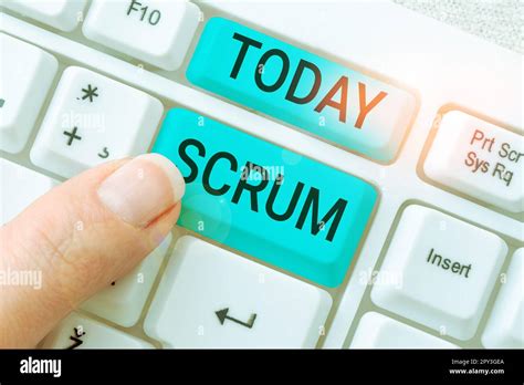 Conceptual Display Scrum Business Concept Handwriting As Distinct From Print Written Characters