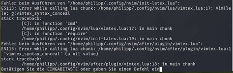 Verändern Von Plugin Variablen In Neovim In Der Initlua Software