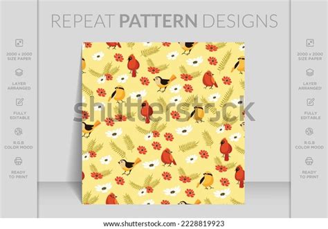 Beautiful Colorful Flowers Sample Pattern Hand Stock Vector Royalty Free 2228819923 Shutterstock