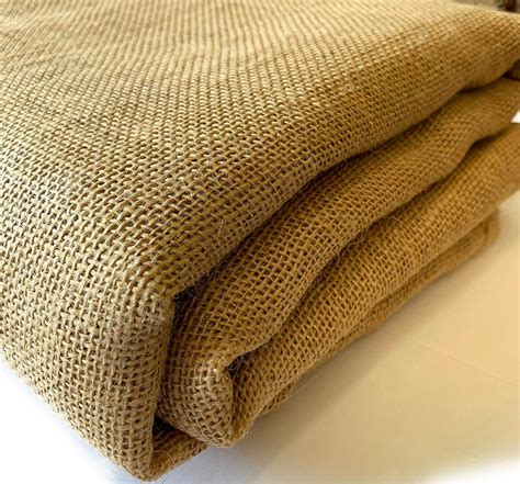 Burlap Premium Natural Vintage Jute Fabric 40 Inches Wide 5 Yards Fold