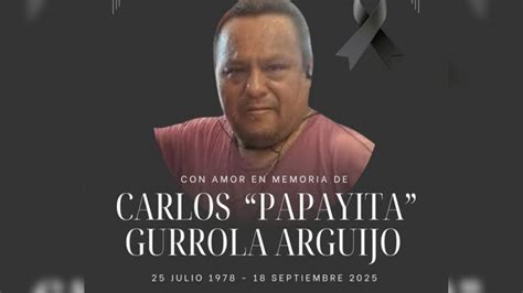 Carlos Gurrola Papaya Fiscalía Indica Que Al Momento No Hay Sustancia