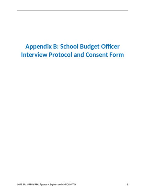 chapter appendix b sample interview protocol doc template pdffiller