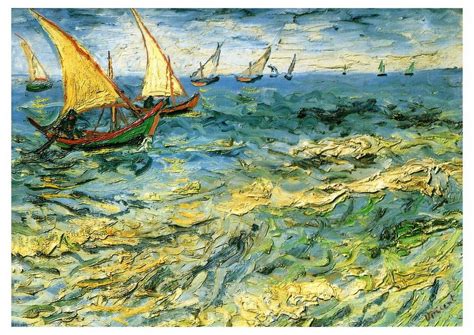 Postkarte Kunstkarte Vincent Van Gogh Das Meer Bei Saintes Maries