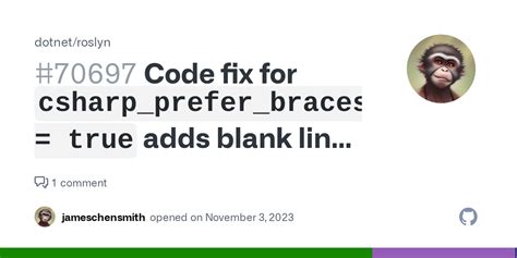 Code Fix For `csharppreferbraces True` Adds Blank Line If Another