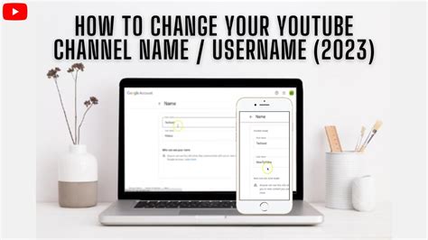 How To Change Your YouTube Channel Name YouTube