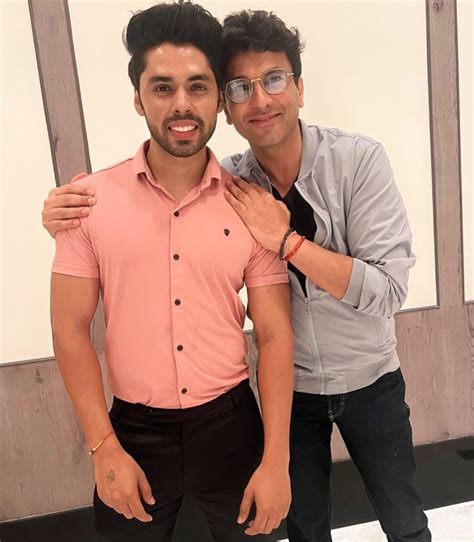 Indian Actor Anand Rajput Seen With Master Chef Judge Vikash Khanna