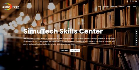 Online Ansys Resource Platform Simutech Skills Center
