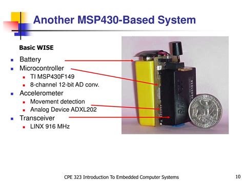ppt cpe 323 introduction to embedded computer systems the msp430