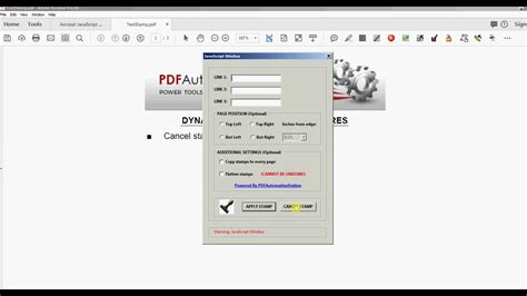 Adobe Dynamic Stamp Templates