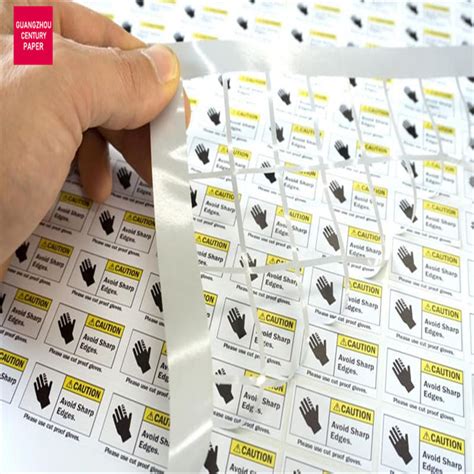 White Glossy Self Adhesive Pp Synthetic Sticker Paper For Laser Printing Self Adhesive Paper