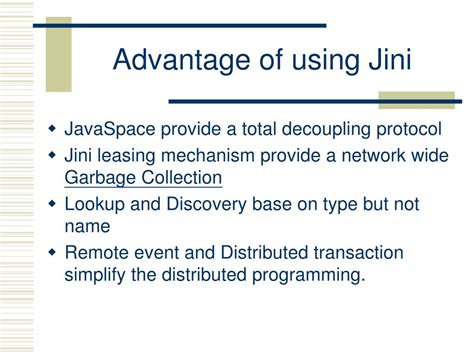 Ppt An Introduction Of Jini Technology Powerpoint Presentation Free