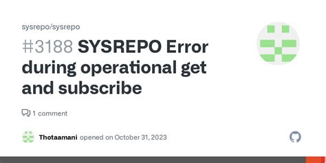 sysrepo error during operational get and subscribe · issue 3188