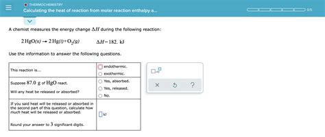 Solved THERMOCHEMISTRY Calculating The Heat Of Reaction Chegg