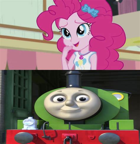 Pinkie Has A Crush On Percy The Small Engine By Ammann415 On Deviantart