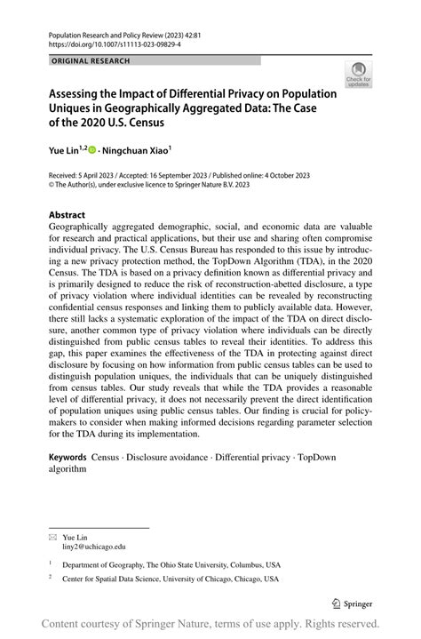 Assessing The Impact Of Differential Privacy On Population Uniques In Geographically Aggregated